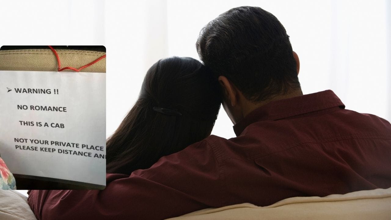 'এয়া OYO নহয়, এইখন কেব...' গাড়ীচালকৰ যাত্ৰীলৈ আবেদন | hyderabad driver put up poster in cab ...