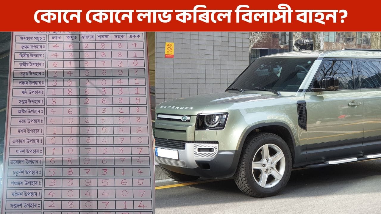 ১০০ টকাত উজলিল যুৱকৰ ভাগ্য, কোনে কোনে লাভ কৰিলে হাউলী ৰাসৰ ‘বৰঙণি পত্ৰ ...